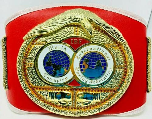 Muhammad Ali Signed IBF World Champion Leather Boxing Belt PSA ITP 5A46923 - Autographed Boxing Championship Belts