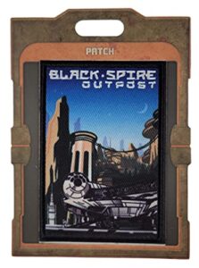 disney parks patch – star wars galaxy’s edge – black spire outpost