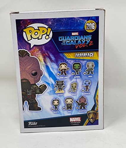 Chris Sullivan Signed Taserface Guardians of the Galaxy Funko Pop Beckett COA