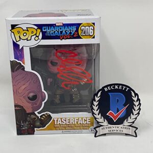 Chris Sullivan Signed Taserface Guardians of the Galaxy Funko Pop Beckett COA