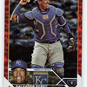 2023 Topps Orange Foil #102 Salvador Perez NM-MT /299 Kansas City Royals Baseball Trading Card MLB