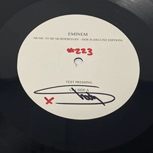 Eminem Signed Music To Be Murdered By 12" Vinyl Record Test Pressing 223/400 COA