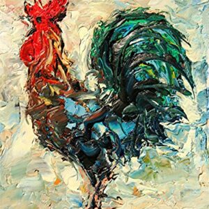 Awaken, Rooster Limited Edition, Signed and Numbered Print by Andre Dluhos