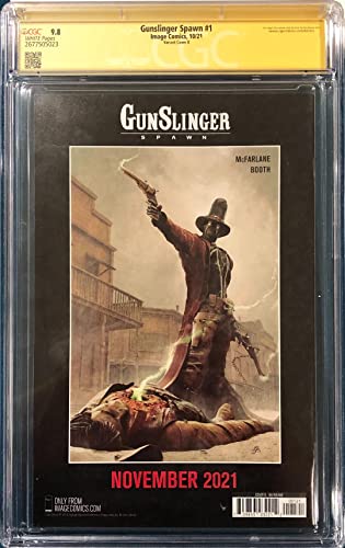 ADELSO CORONA CGC 9.8 Signed GUNSLINGER SPAWN Comic not CBCS TODD MCFARLANE CBCS