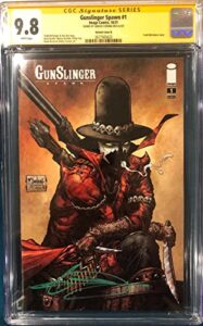 adelso corona cgc 9.8 signed gunslinger spawn comic not cbcs todd mcfarlane cbcs