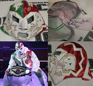 dr wagner jr signed ring worn used mask bas beckett coa aaa cmll 2019 autograph – autographed wrestling miscellaneous items