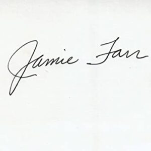 Jamie Farr Actor Comedian Signed 3x5 Index Card with JSA COA