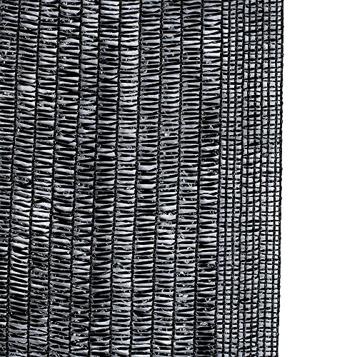 Agfabric 30% Sun-Block Shade Cloth Net Mesh Shade with Clips for Garden Patio&Plants, 6x12ft Black