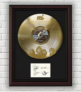 pink floyd – shine on you crazy diamond cherrywood framed lp ltd legends signature display m4