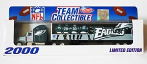 white rose collectibles 2000 nfl team collectible philadelphia 1:80 scale die cast tractor trailer – eagles