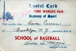 vince dimaggio signed 1939 ny world’s fair card with jsa coa