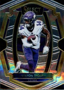 2018 select football #146 stefon diggs minnesota vikings premier level official nfl trading card from panini