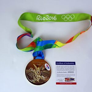 Simone Biles 2016 Rio Olympics Signed Autograph Replica Gold Medal PSA/DNA COA