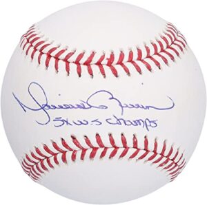 mariano rivera new york yankees autographed baseball with “5x ws champs” inscription – autographed baseballs