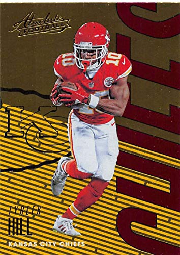 2018 Absolute Football #50 Tyreek Hill Kansas City Chiefs Official NFL Trading Card made by Panini