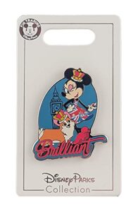 disney pin – epcot world showcase 2021 – united kingdom – minnie mouse – brilliant