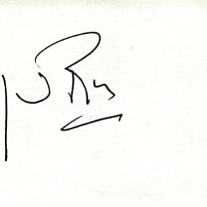 Joan Rivers Actress Comedian Signed 3x5 Index Card with JSA COA