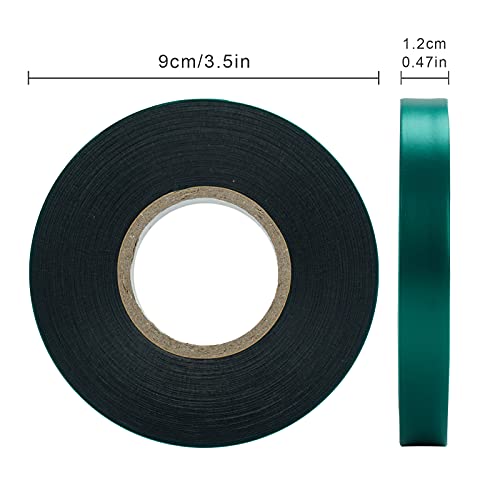 feitengda PVC Garden Tie Tape Stretch Tie Tape, Reusable Plant Ties Tapes Plant Ribbon Vinyl for Indoor Outdoor Patio Plant 2 Rolls 147 Feet