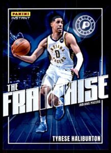 basketball nba 2021-22 panini instant the franchise #12 tyrese haliburton pacers