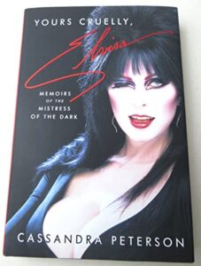 cassandra peterson signed autographed hardcover book yours cruelly elvira jsa