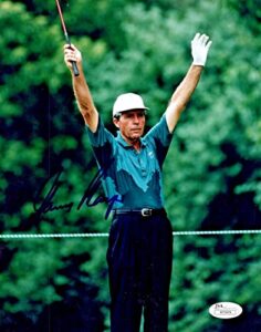 gary player golfer signed 8×10 photo with jsa sticker no card