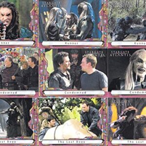 STARGATE ATLANTIS SEASON 2 TWO 2006 RITTENHOUSE COMPLETE BASE CARD SET OF 72 TV