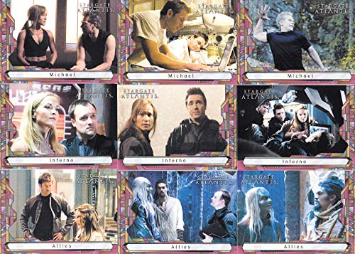 STARGATE ATLANTIS SEASON 2 TWO 2006 RITTENHOUSE COMPLETE BASE CARD SET OF 72 TV