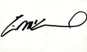 eric mfor ccormack actor signed 3×5 index card with jsa coa