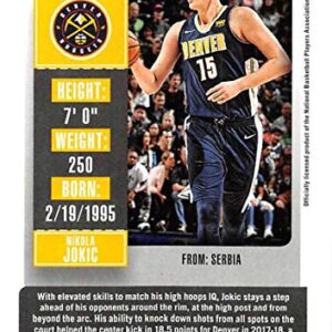 2018-19 Panini Contenders Season Ticket #26 Nikola Jokic NM-MT Denver Nuggets Official NBA Basketball Card