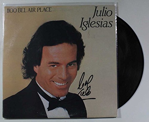 Julio Iglesias Signed Autographed "1100 Bel Air Place" Record Album - COA Matching Holograms