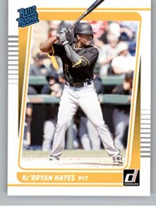 baseball mlb 2021 donruss #43 ke’bryan hayes rated rookies nm-mt rc pirates