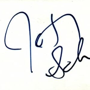 Johnathon Schaech Actor Signed 3x5 Index Card with JSA COA