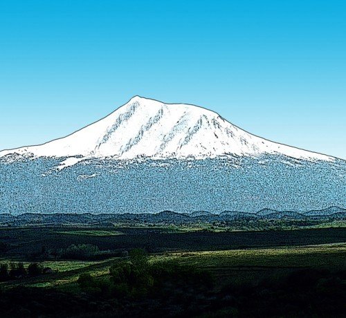 Mount Shasta Western Landscape