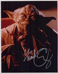 frank oz (yoda star wars) signed 8×10 photo