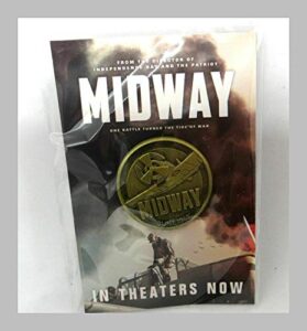 midway – original promo movie pin limited edition – 2019 world war ii