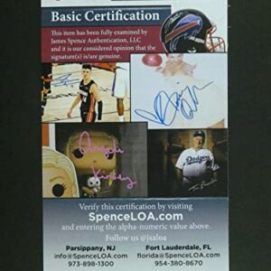 Ken Forsch Signed Baseball Card with JSA COA