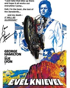 george hamilton evel knievel original 8x10 autographed photo