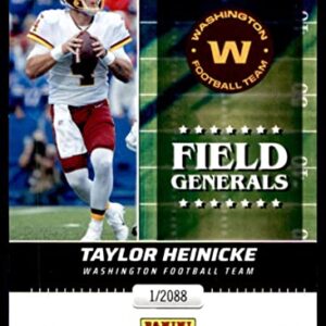 Football NFL 2021 Panini Instant Field Generals #FG32 Taylor Heinicke PR: 2088