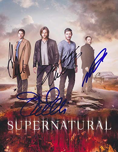 SUPERNATURAL tv show CAST SIGNED 11x14 Reprint signed poster photo RP