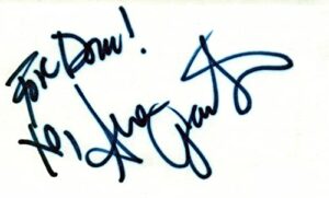 ana gasteyer actress comedian signed 3×5 index card with jsa coa