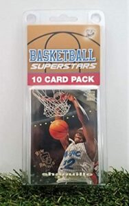 shaquille o’neal- (10) card pack nba basketball superstar shaq starter kit all different cards. comes in custom souvenir case! perfect for the ultimate o’neal fan! by 3bros