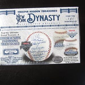 Tristar Hidden Treasures New York Yankees Dynasty Autograph Baseball Box