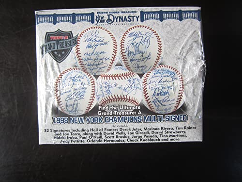 Tristar Hidden Treasures New York Yankees Dynasty Autograph Baseball Box