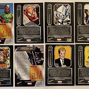 Marvel Metal Universe 2022 GOLD Pack Fresh Trading Card Lot of 8 different - Moon Knight, Vision, Spiderman, Hawkeye, Mary Jane Watson Kraven - Officially Licensed - PLEASE NOTE: This item is available for purchase. Click on this title and then "see all b