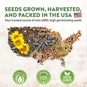 Sunflower Seeds for Planting Outside | 8 Variety Pack | Perennial Flower Seed for Your Sunflower Garden - Plant Mexican, Lemon Queen, Autumn Beauty | Dwarfs: Sunspot, Velvet Queen & More