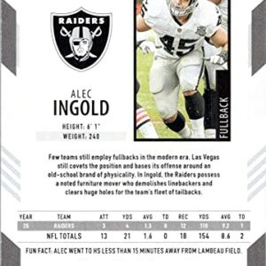 2021 Score #231 Alec Ingold Las Vegas Raiders NFL Football Trading Card