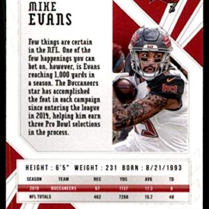 2020 Panini Phoenix Fire Burst #37 Mike Evans Tampa Bay Buccaneers (Silver Prizm Refractor) NFL Football Card NM-MT