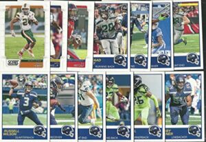 2019 panini score football seattle seahawks team set 13 cards w/drafted rookies