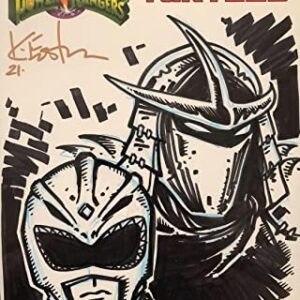 KEVIN EASTMAN CGC 9.8 SIGNED ORIGINAL POWER RANGERS TMNT TURTLES SKETCH ART BOOK