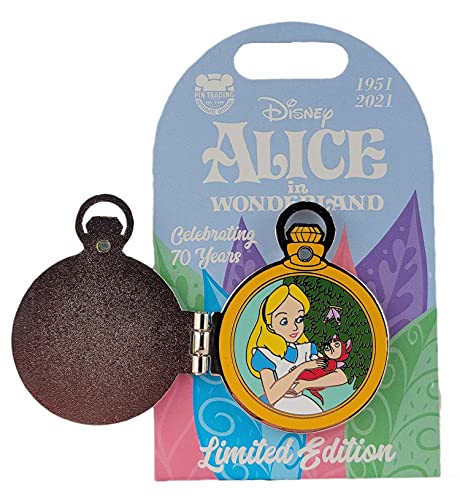 Disney Pin - Alice in Wonderland 70th Anniversary - Pocket Watch - Alice and Dinah